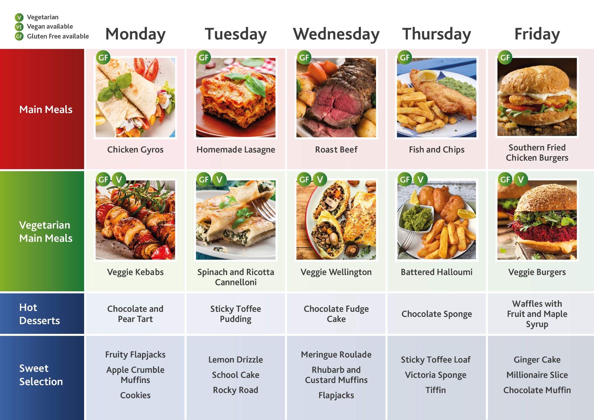 West Kirby School and College - Lunch menus